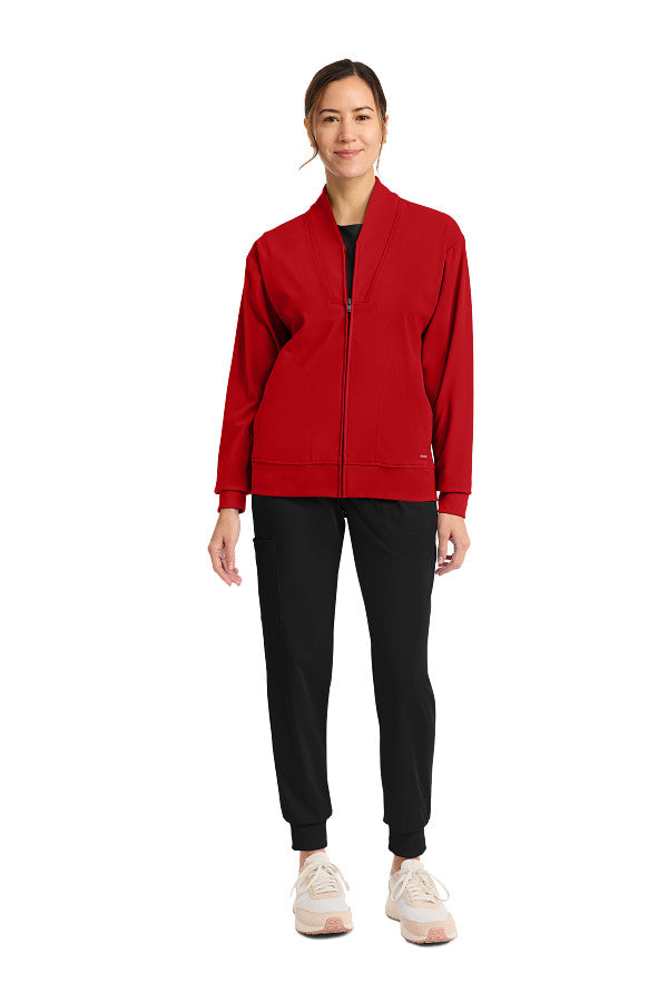Zip Front Warm Up Jacket – Avida Healthwear Inc.