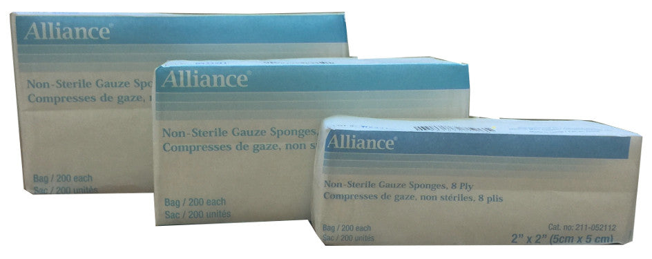 Gauze Sponge 8 Ply Non-Sterile – Avida Healthwear Inc.