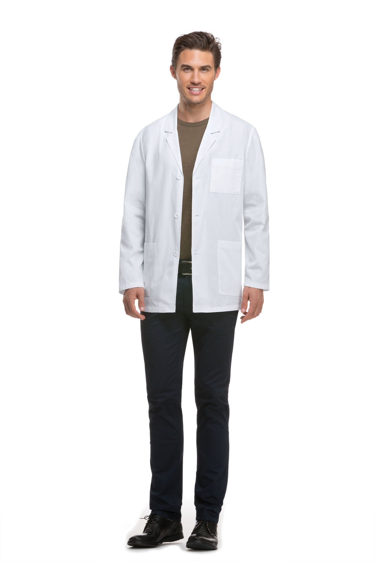 31" Men's Antimicrobial Lab Coat - CLEARANCE – Avida Healthwear Inc.